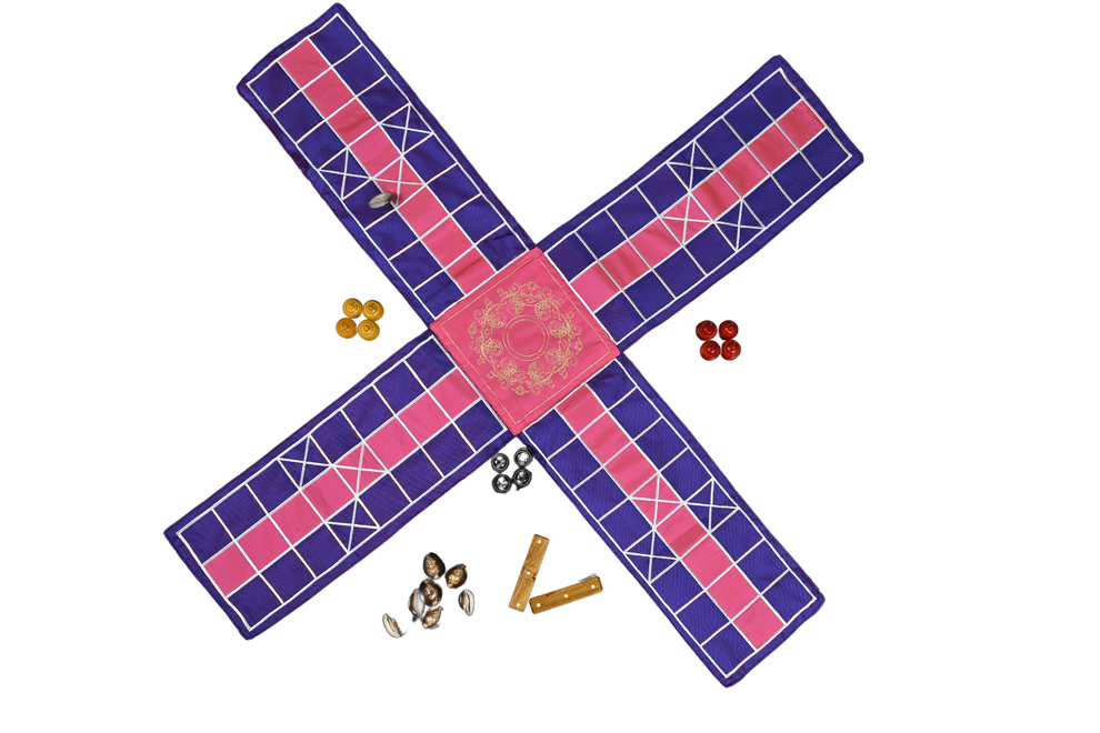 Pagade - Ancient Indian Board Game | Traditional Pachisi Set – Roll the ...