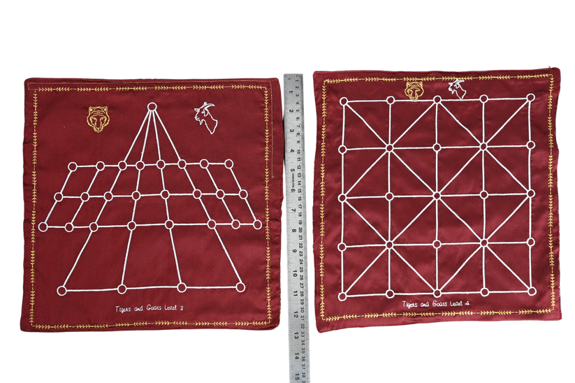 Aadu Huli Board Game – Levels 3 & 4 | Tigers and Goats Traditional Str ...